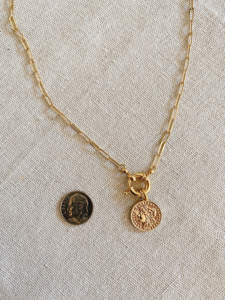NAUTICAL CLASP + COIN CHAIN NECKLACE | Shop Trendy and Contemporary ...